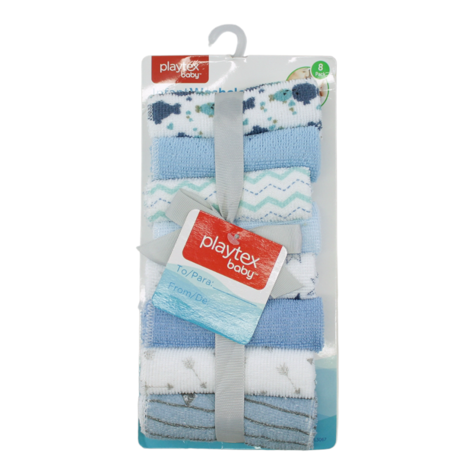 Playtex Baby 8 pk Super Soft Cotton Washcloths - Fish – Maya's Closet