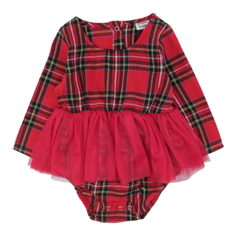 Pat Pat Plaid Tutu Bodysuit – Maya's Closet
